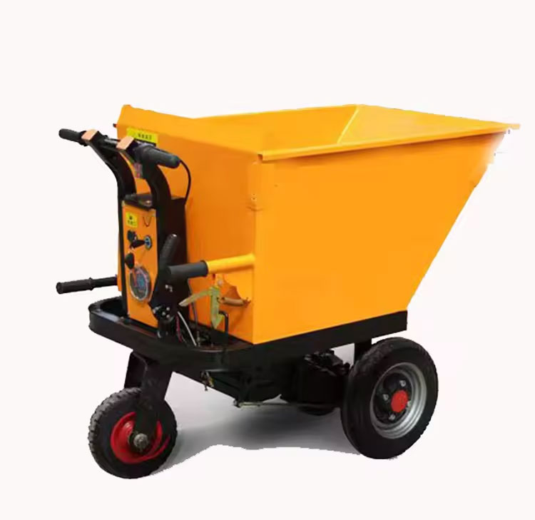 Small Dump Truck Electric Transfer Truck Construction Site Hand Cart ...