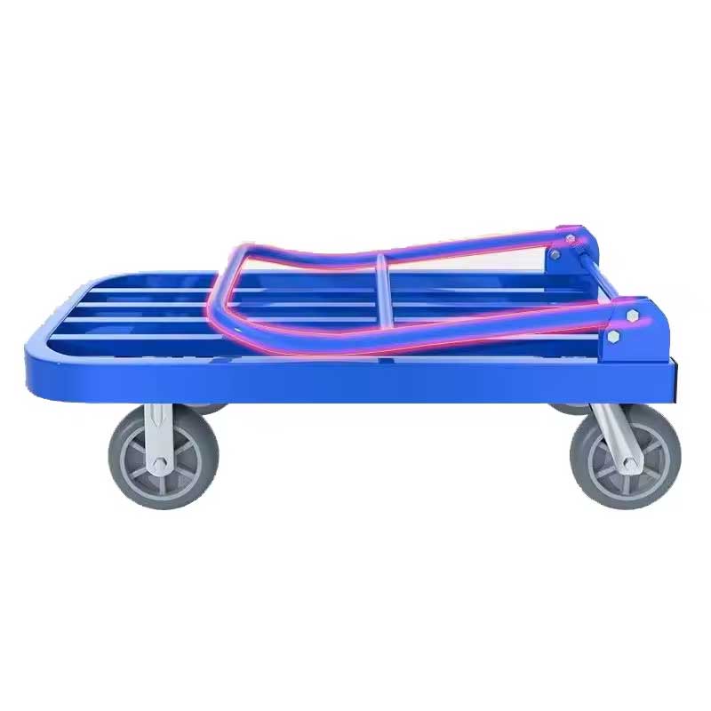 Transport Construction Site Workshop Pull Truck Loading Hand Cart ...