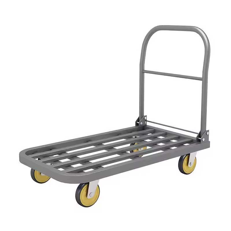 Transport Construction Site Workshop Pull Truck Loading Hand Cart ...