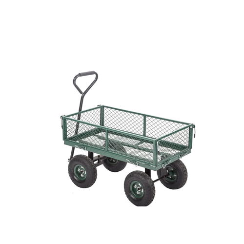 Garden Farm Yard Heavy Duty 4 Wheels Steel Mesh Yard Utility Garden ...