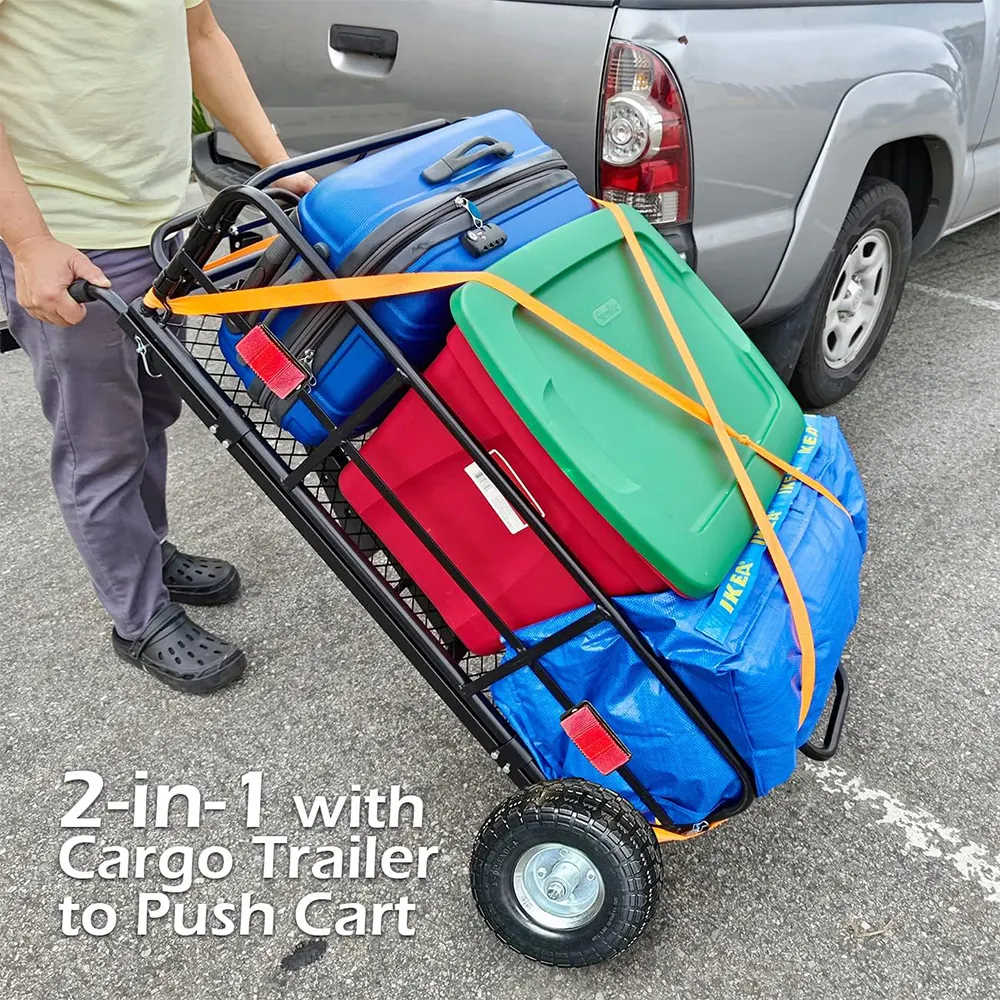 Home Camp Travel Ranch Trolley With Quick Detachable Foldable Roll ...