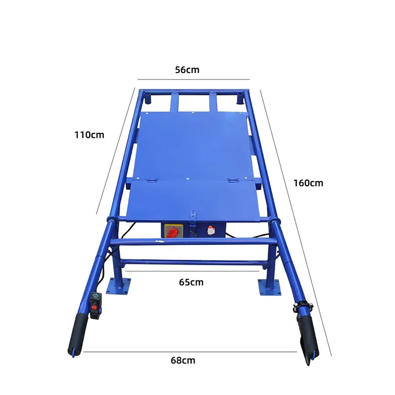 Industrial Battery Operated Electric Cart Single Wheel Load Capacity ...