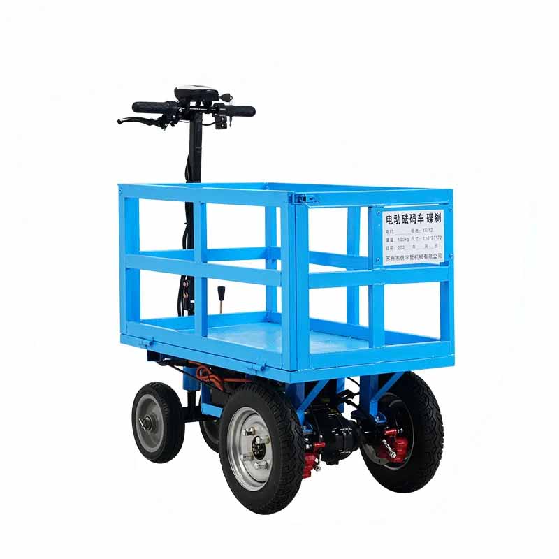 Custom Electric Flat Trolley, Heavy Electric Goods Transport Trolley ...