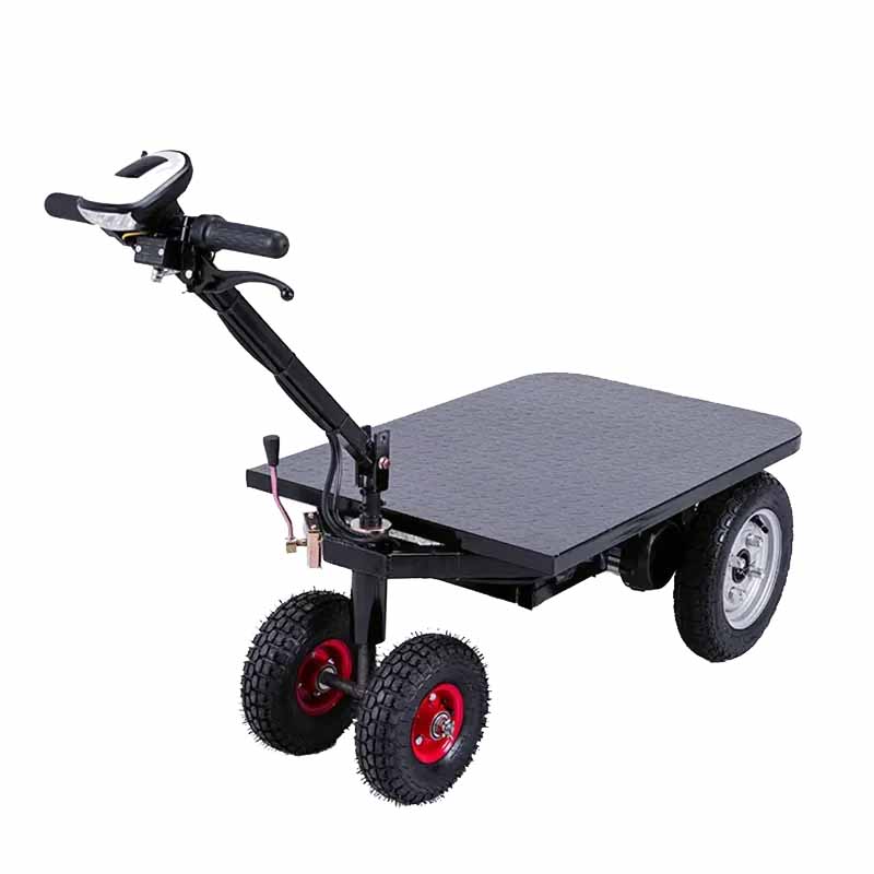 Large Capacity Foldable Rideable Electric Platform Truck With Platform ...